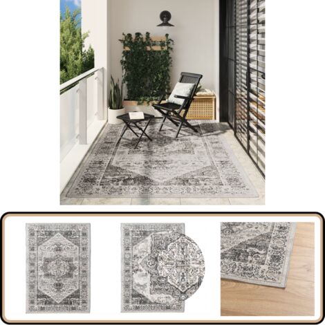 Teppich ARBIZU Indoor und Outdoor Vintage-Design 200x280 cm ...