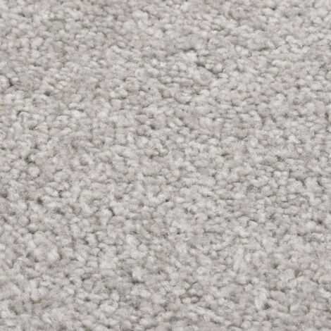 Teppich Kurzflor 140x200 cm Hellgrau - Teppich - Wohnzimmerteppich ...