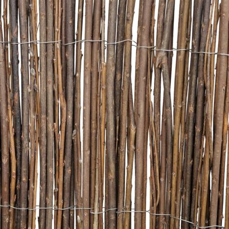 Weidenzaun 300x100 cm - Naturzaun - Weidenzaun - Holzzaun - Sichtschutz ...