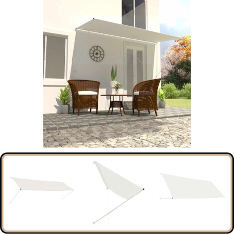 Einziehbare Markise 400×150 cm Creme - Markise - Sonnenschutz ...