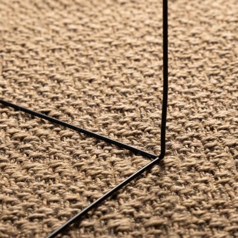 Teppich 140x200 cm Jute-Optik Innen und Außen - Outdoor-Teppich ...