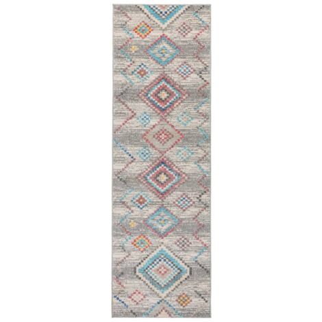 Teppich ARBIZU Indoor und Outdoor Vintage-Design 80x250 cm - Teppich ...