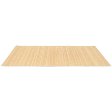 Teppich Bambus 100x160 cm Natur - Bambus Teppich - Naturfaser Teppich ...