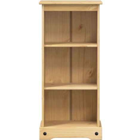 The Living Store Bücherregal Corona 46x29x100 cm Massivholz Kiefer ...