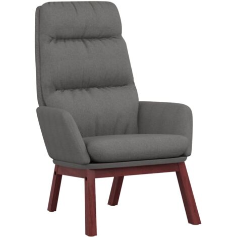 vidaXL Relaxsessel Hellgrau Stoff