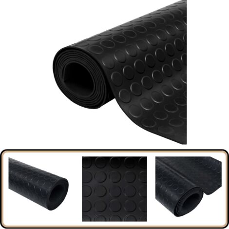 Gummimatte Anti-Rutsch 5 x 1 m Genoppt - Gummi Matte - Rutschfest ...