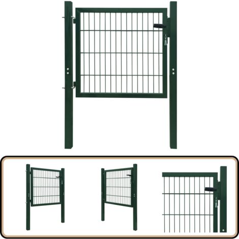 2D Zauntor (Einzeltor) Grün 106x130 cm - Zaun - Gartentor - Zaunteil ...