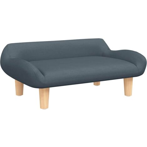 Hundebett Dunkelgrau 70x40x24 cm Stoff - Hunde Bett - Hundebett - Sofabett Für Hunde - Kleines ...