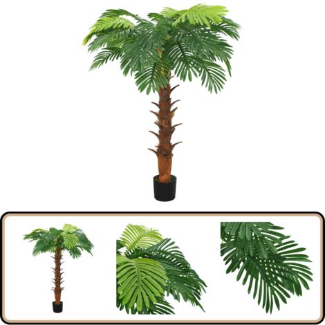 Künstliche Palme Cycas mit Topf 160 cm Grün - Künstliche Palme - Cycas ...