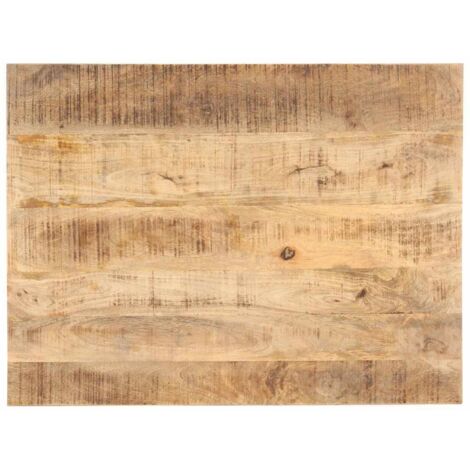 Tischplatte Massivholz Mango 25-27 mm 90x70 cm - Mangoholz Tischplatte ...