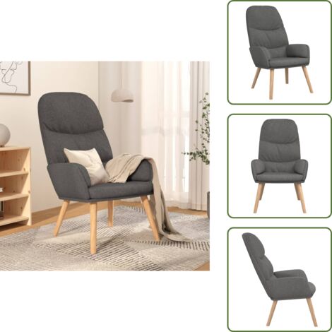 Relaxsessel Hellgrau Stoff - Sessel - Relaxsessel - Wohnzimmersessel ...