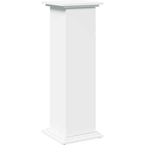 vidaXL Postament mit Stauraum Weiß 31x30x90 cm Holzwerkstoff