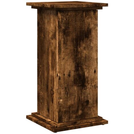 vidaXL Postament mit Stauraum Räuchereiche 31x30x60 cm Holzwerkstoff
