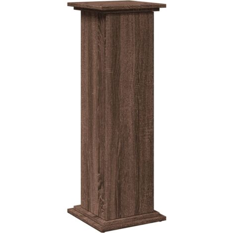 vidaXL Postament mit Stauraum Eichen-Optik 31x30x90 cm Holzwerkstoff