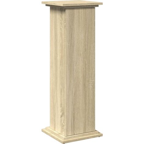 vidaXL Postament mit Stauraum Sonoma-Eiche 31x30x90 cm Holzwerkstoff