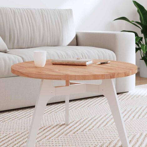 Tischplatte Ø70x2,5 cm Rund Massivholz Buche - Holztischplatte ...
