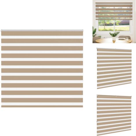 Zebrarollo Sandbraun 165x150 cm Stoffbreite 160,9 cm Polyester - Zebra ...