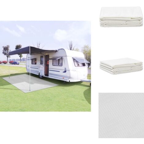 Zeltteppich 200x500 cm Weiß - Camping Ausrüster - Zeltausstattung - Zelt Zubehör - Bodenmatte ...