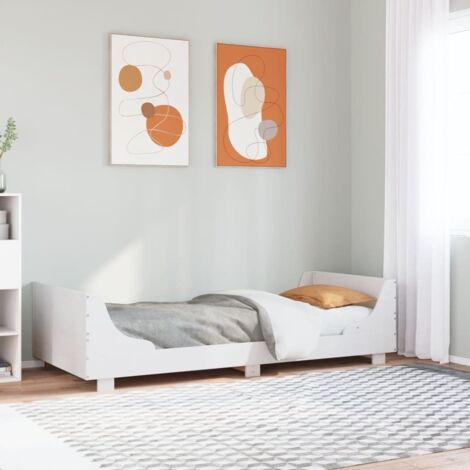 Weisses Bett 100x200