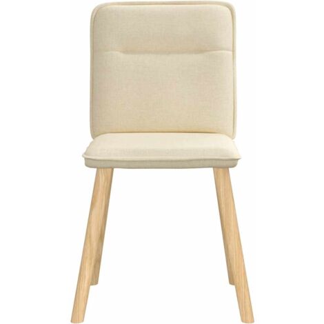 Esszimmerstühle 4 Stk. Creme Stoff - Esszimmerstuhl - Esszimmerstühle ...
