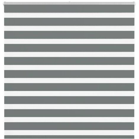 Zebrarollo Dunkelgrau 150x150 cm Stoffbreite 145,9 cm Polyester - Zebra ...