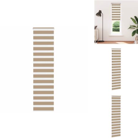 Zebrarollo Sandbraun 65x230 cm Stoffbreite 60,9 cm Polyester - Zebra ...