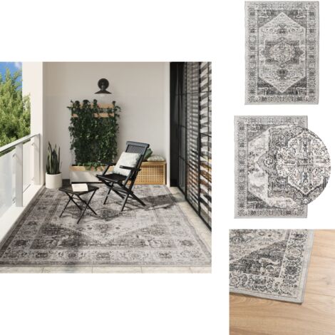 Teppich ARBIZU Indoor und Outdoor Vintage-Design 240x340 cm - Teppich ...