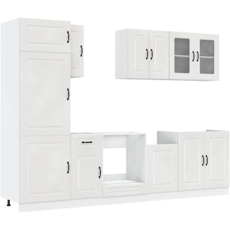 Kuchenschrank Weiss Hochglanz