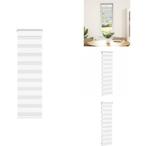 Zebrarollo Weiß 45x100 cm Stoffbreite 40,9 cm Polyester - Zebra ...