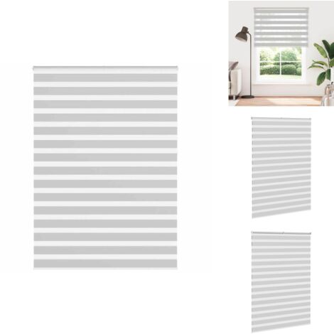 Zebrarollo Hellgrau 155x230 cm Stoffbreite 150,9 cm Polyester - Zebra ...