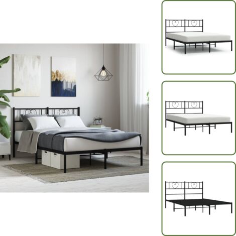 Schone Schwarzes Metallbett 140x200 Fotos