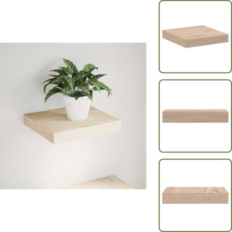 Schweberegal 23x23,5x4 cm Holzwerkstoff - Schweberegal - Schweberegale ...