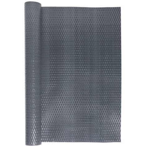 Balkon-Sichtschutz Anthrazit 400x100 cm Poly Rattan - Balken ...