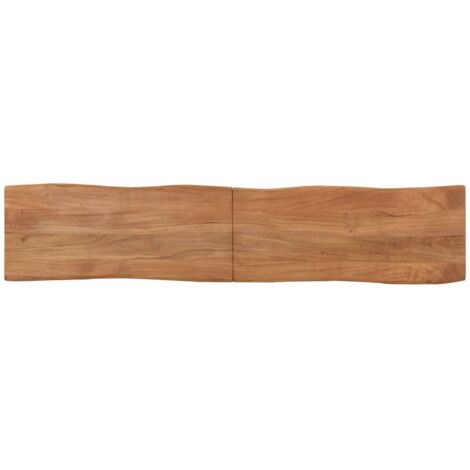 Bank 160 cm Massivholz Akazie und Stahl - Industrielle Bank - Holzbank ...