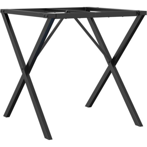 Esstisch-Gestell in X-Form 60x60x73 cm Gusseisen - Tisch Gestell - X ...
