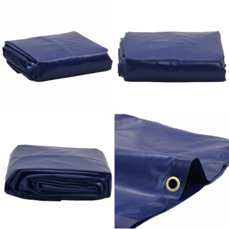 Abdeckplane Blau Ø 4 m 650 g/m² - Abdeckplane - Planen - Wasserdichte ...