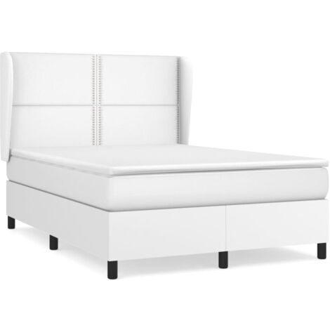 Boxspringbett Weiss 140x200