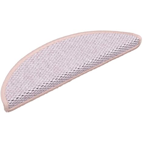 Treppenmatten Selbstklebend Sisal-Optik 15 Stk. 56x17x3 cm Rosa ...
