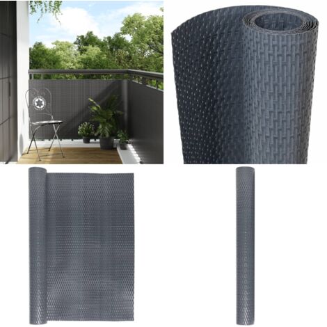 Balkon Sichtschutz Rattan