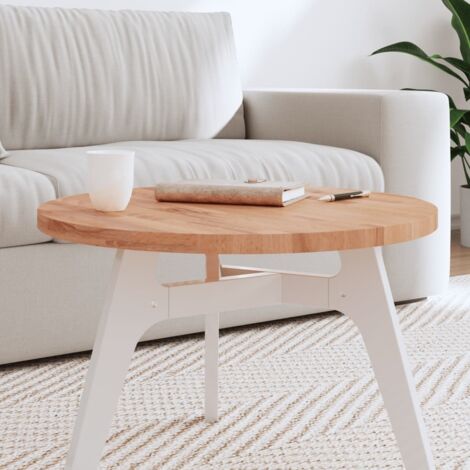 Tischplatte Ø60x2,5 cm Rund Massivholz Buche - Holztischplatte ...
