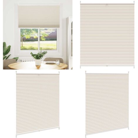 Plissee Faltrollo Rollo Plisseerollo 100x150cm Creme - Sonnen- Und ...