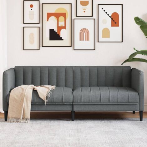 Wunderbar Sofa Grau Stoff Ebenbild