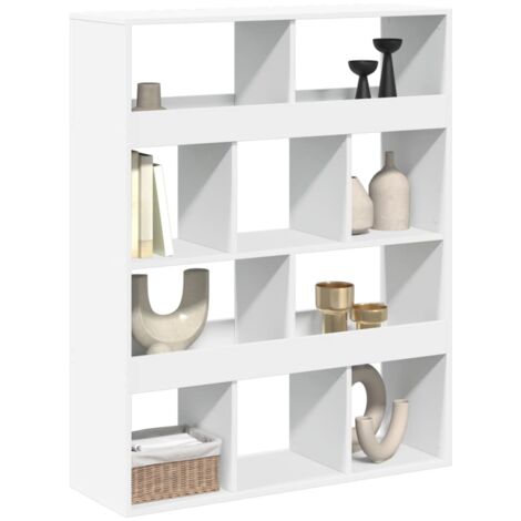 Raumteiler Weiß 100x33x125,5 cm Holzwerkstoff - Raumteiler ...