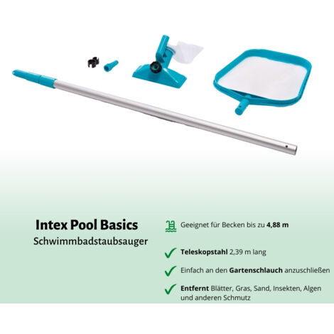 EXIT Runder Holzrahmen-Swimmingpool – 360 x 76 cm – Inklusive Zubehör CB93