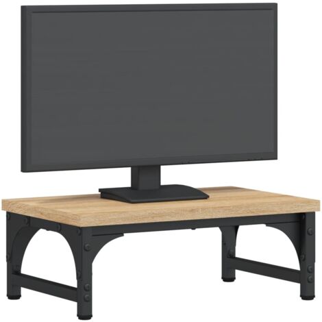 Monitorständer Sonoma-Eiche 37x23x14 cm Holzwerkstoff - Monitorständer ...