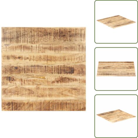 Tischplatte Massivholz Mango 15-16 mm 80x80 cm - Mangoholz Tischplatte ...