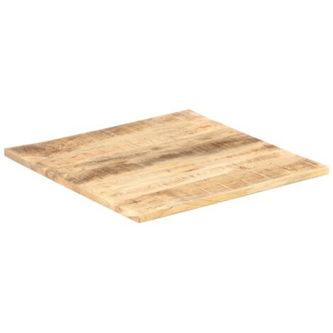 Tischplatte Massivholz Mango 25-27 mm 60x60 cm - Mangoholz Tischplatte ...