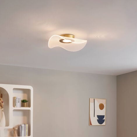 Dynamische wellenförmige LED-Deckenleuchte 48 cm - Ondenis