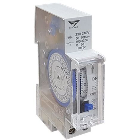 Smt961c Imo - Horloge Modulaire Journalière 24h Analogique - 220vac - Plage De 15min - 1 Module