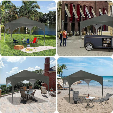 WOLTU Pavillon Pop-Up wasserdichter Faltpavillon Sonnenschutz Event ...
